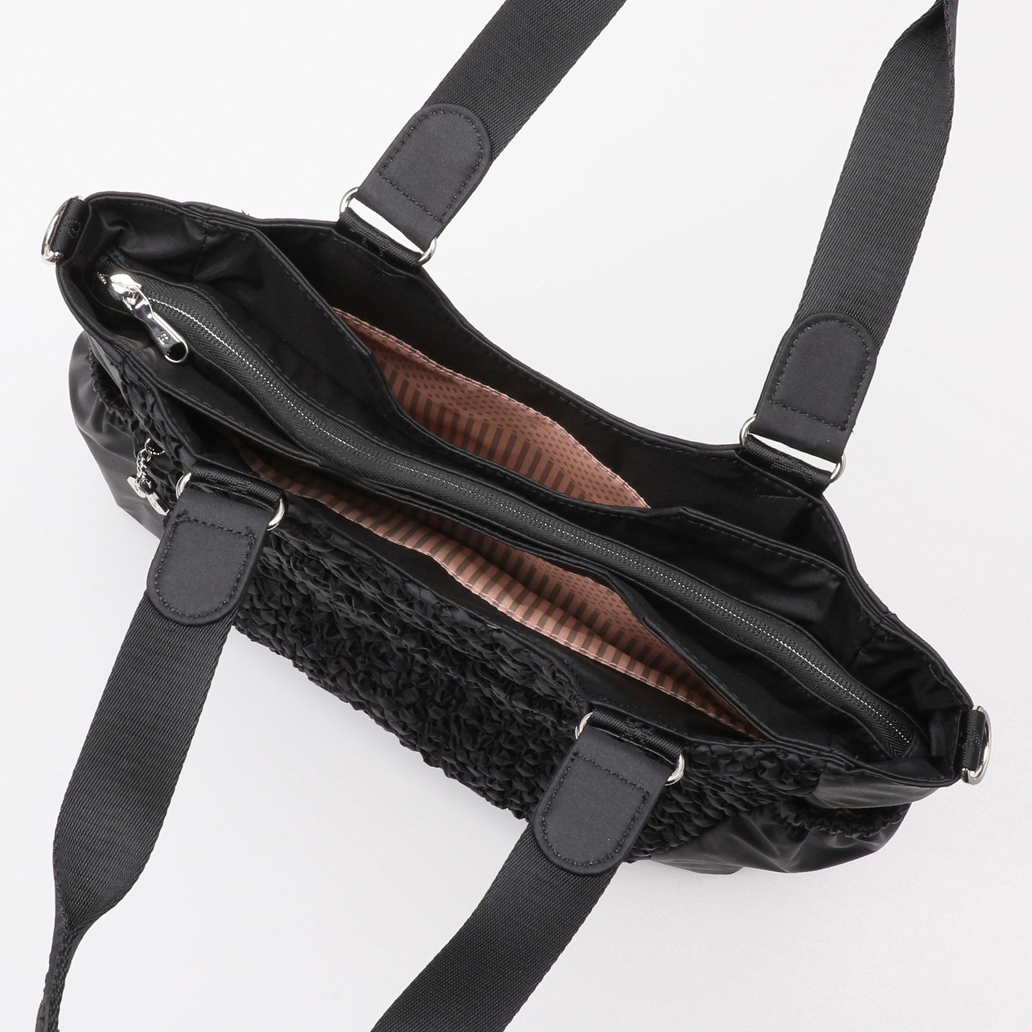 ビサイユ はっ水 シュリンクアクセント トートバッグ＆ショルダーバッグ 贅沢セット 靴・バッグ・小物・インナー バッグ ショルダーバッグ ビサ ...