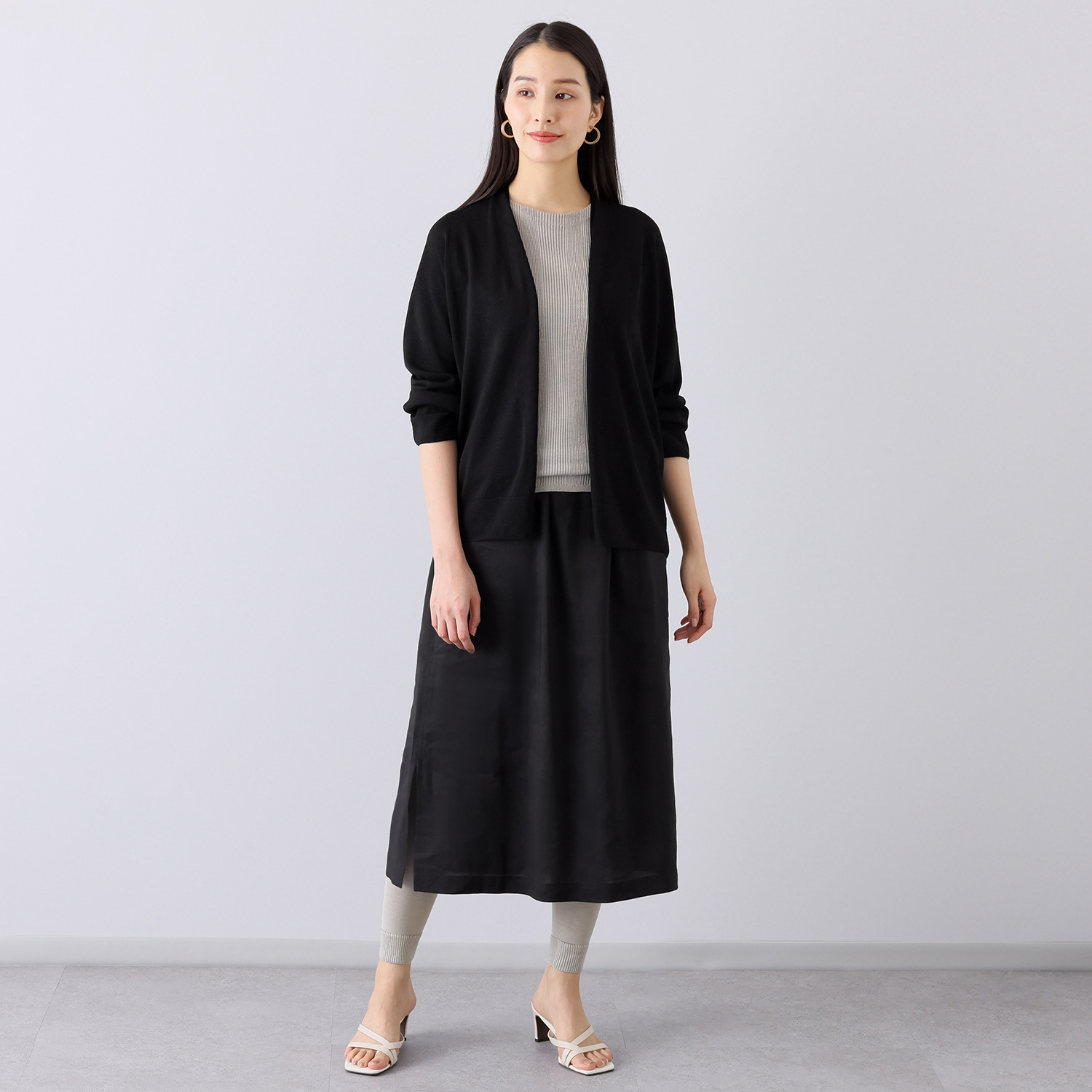 KYNU セレーサカルメンシルク混 総針 ニットレギンス ファッション ニット その他 KYNU（キヌ）|通販・テレビショッピングのショップチャンネル